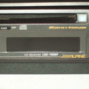 Vintage Alpine CDE-7826P ~ CD Receiver Car Radio With Removable ...