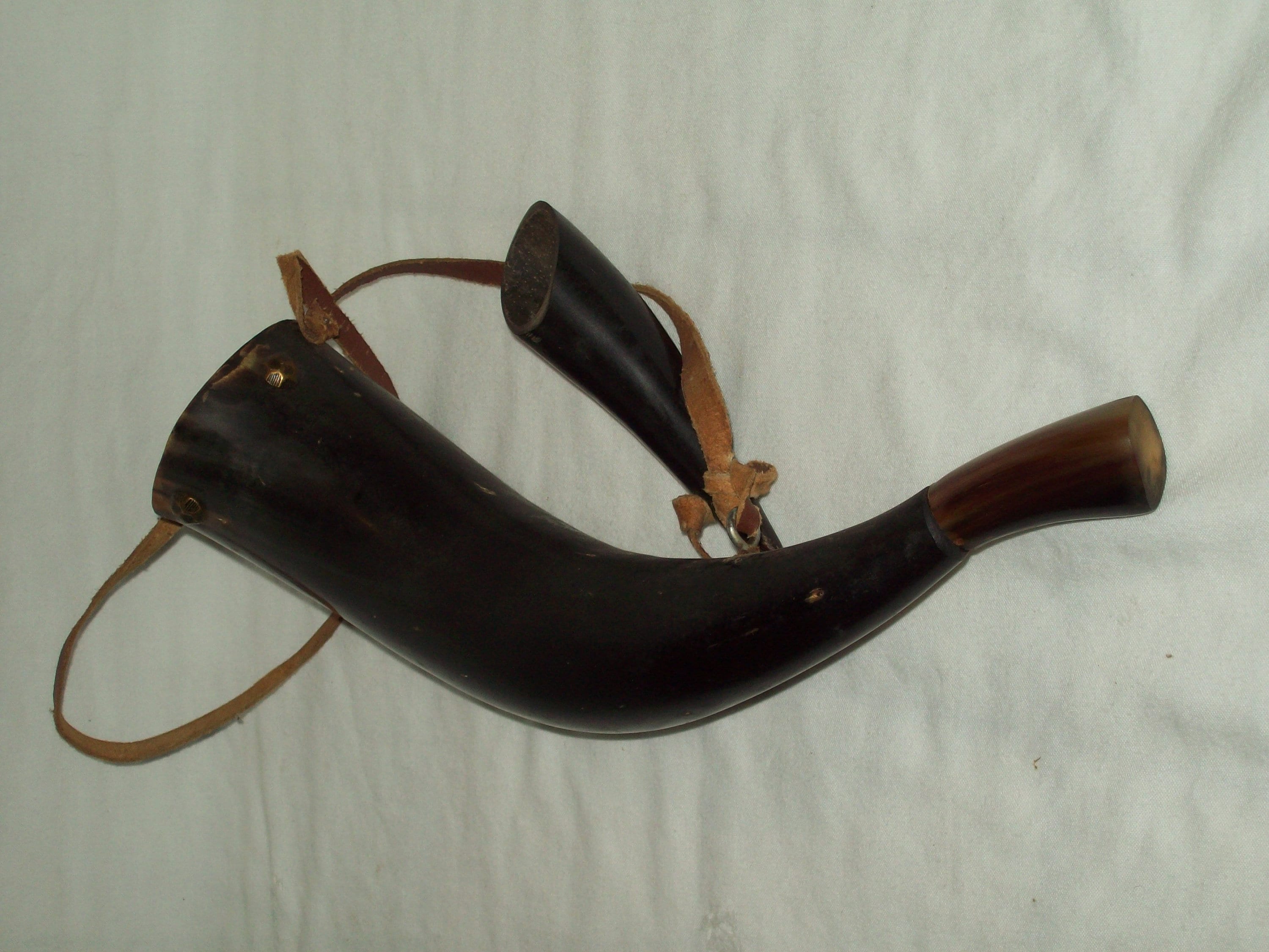 Primitive Powder Horn and Mini Horn Set Powder Horn Has | Etsy