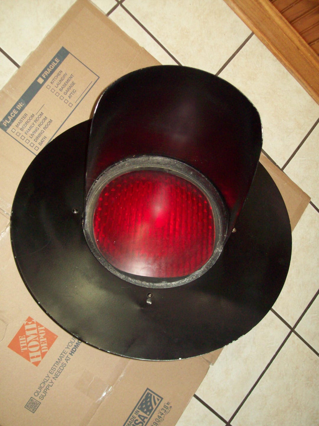 Original Railroad Crossing Light Safetran Systems Corp Train Crossing ...