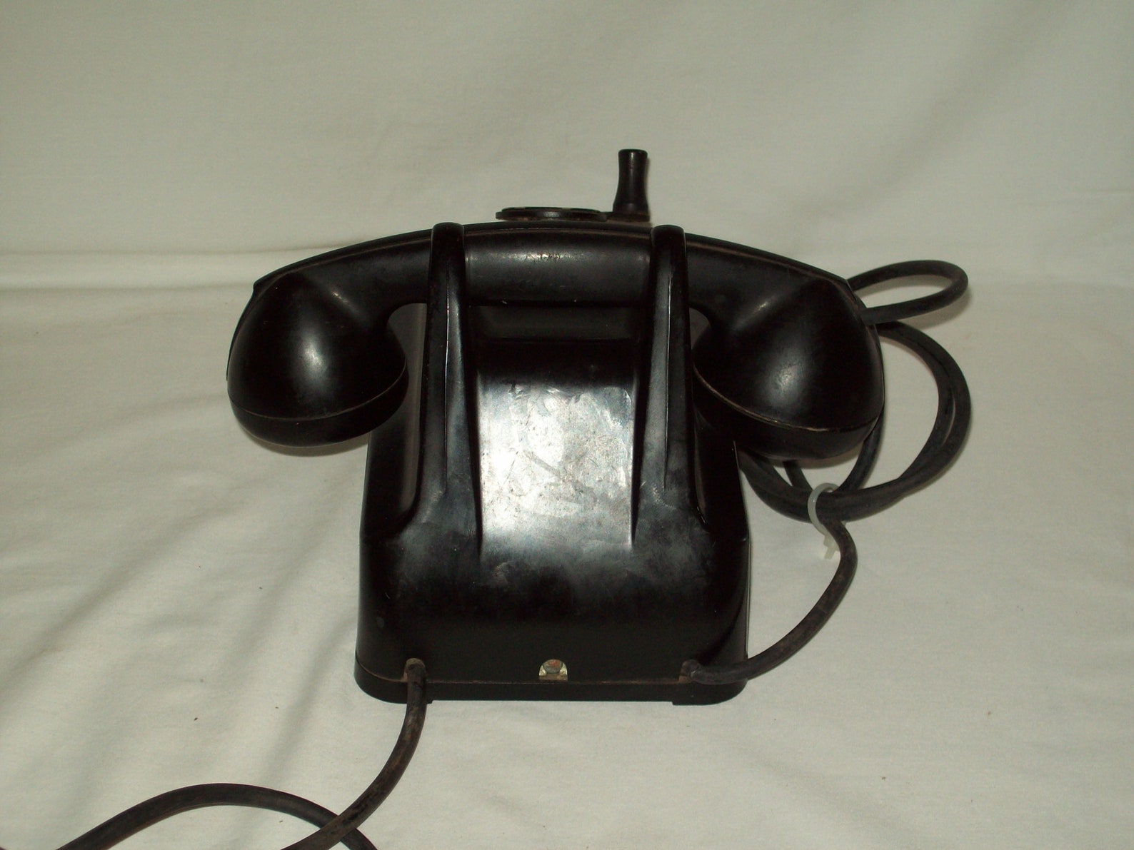 Antique Leich Desk Telephone ~ Early Bakelite Pone Unit ~ Does Display ...
