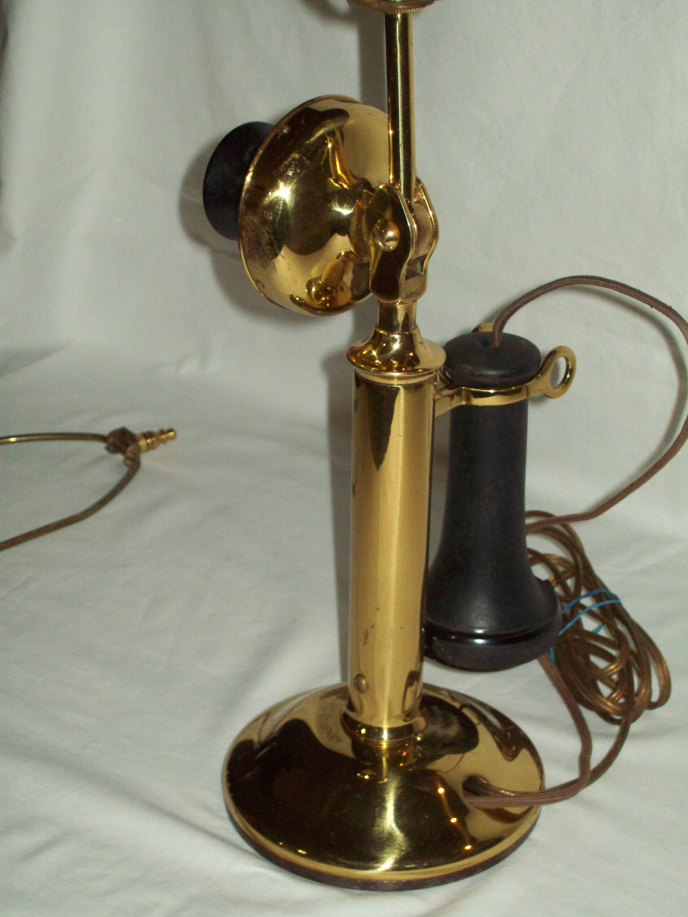 Early 1900's Western Electric Candle Stick Telephone Light ~ Antique ...