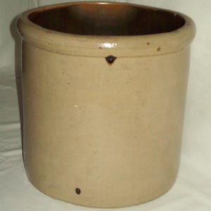 Early Red Wing Primitive #2 Stoneware Crock ~ "embossed Lettering ...