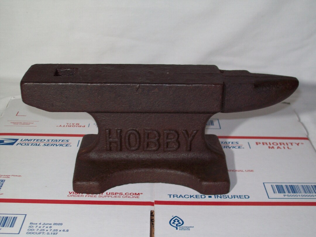 Hobby 9 Pound Anvil ~ Primitive Blacksmith / Jewelers Iron Tool ~ Does ...