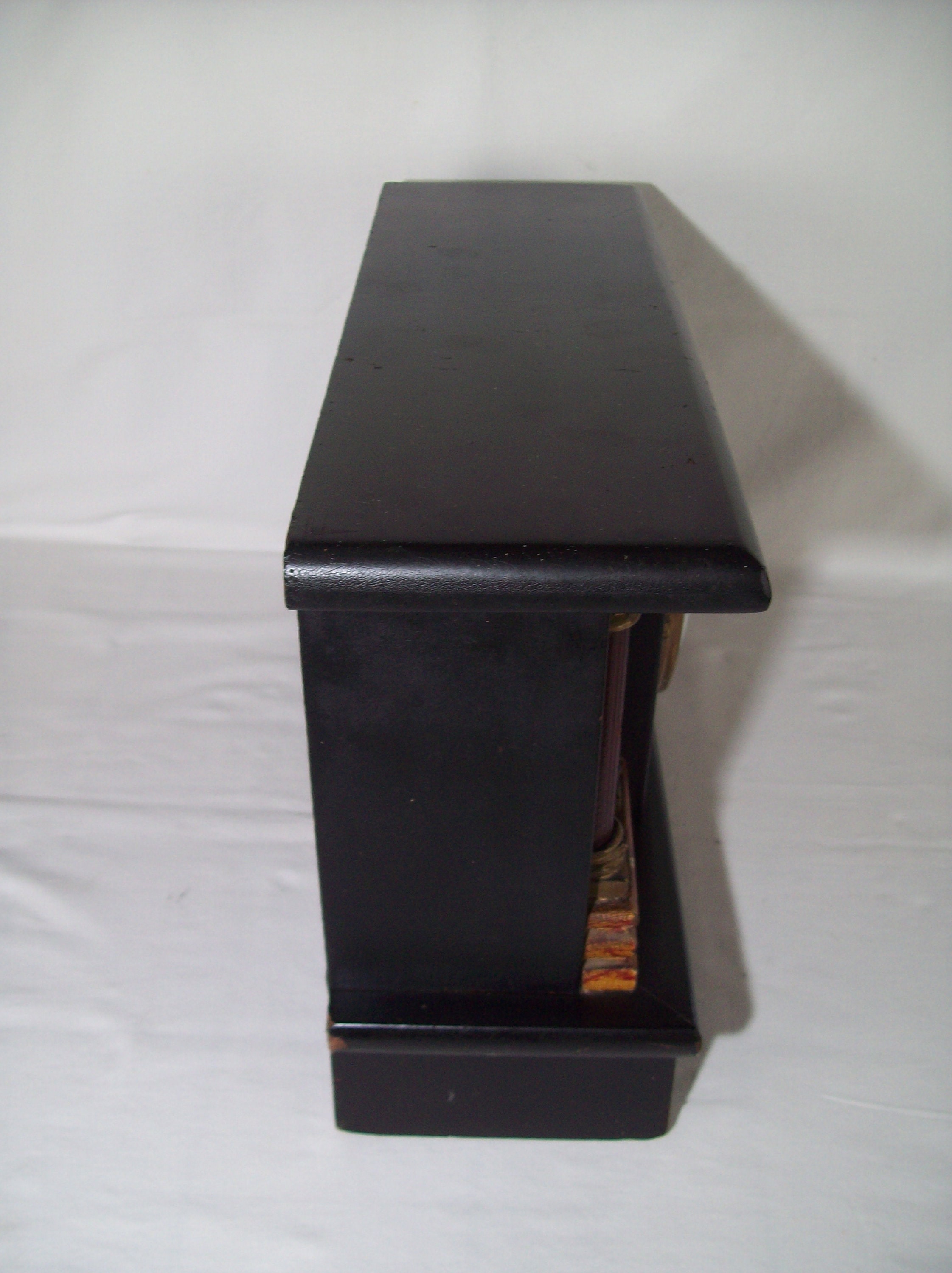 Antique Key Wind Pendulum Movement Mantle / Shelf Clock ~ Does Work ...