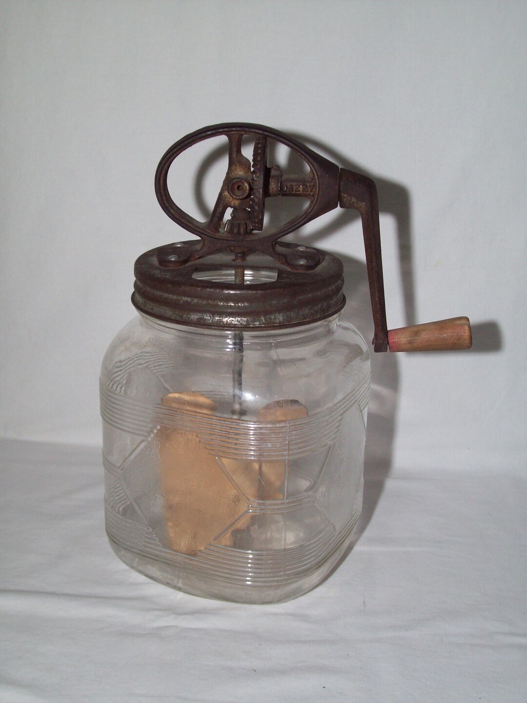 Antique Dazey Hand Crank Primitive Butter Churn ~ Nice Display Piece ...