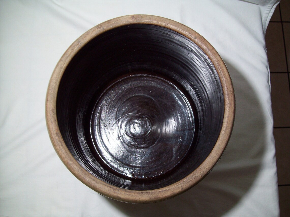 Primitive #3 Stoneware Crock ~ Maybe Early Red Wing ? ~ Salt Glazed ...