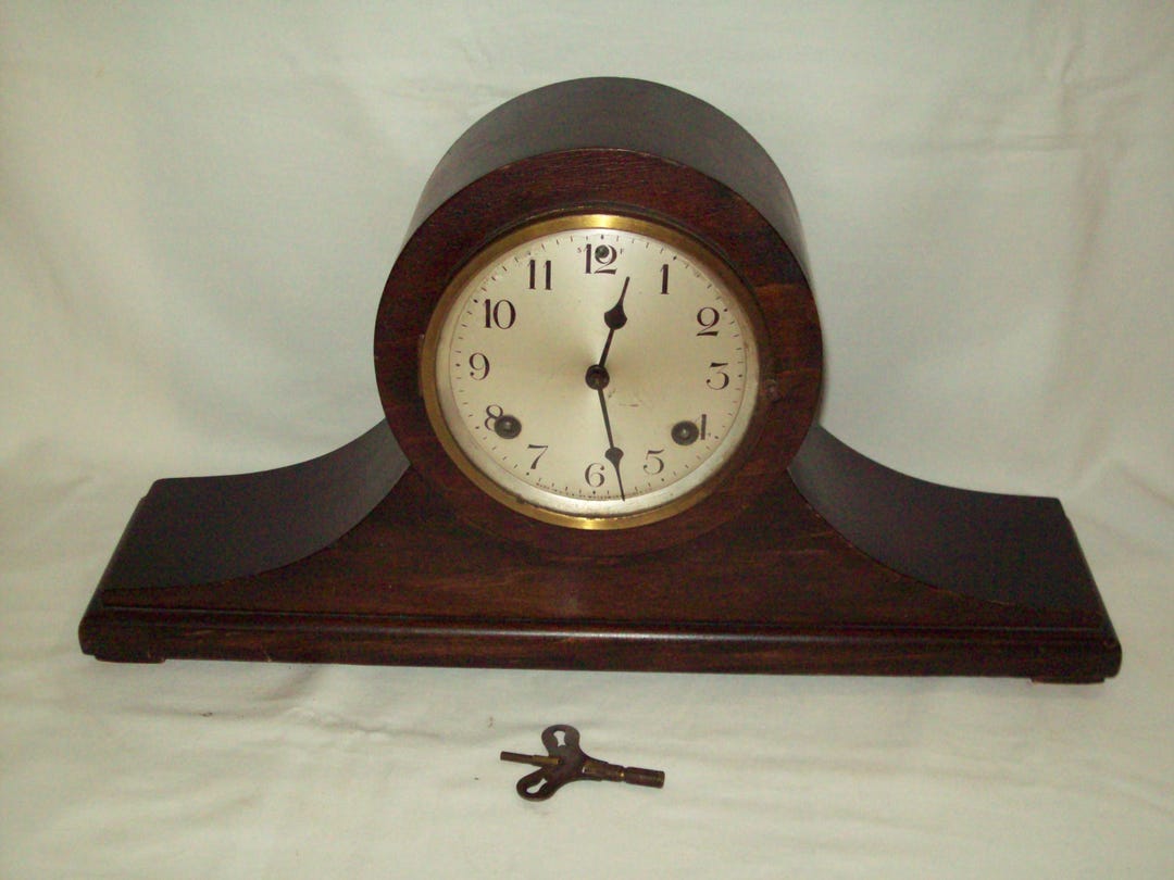 Early Waterbury Key Wind Pendulum Movement Antique Mantle Clock ~ Parts ...