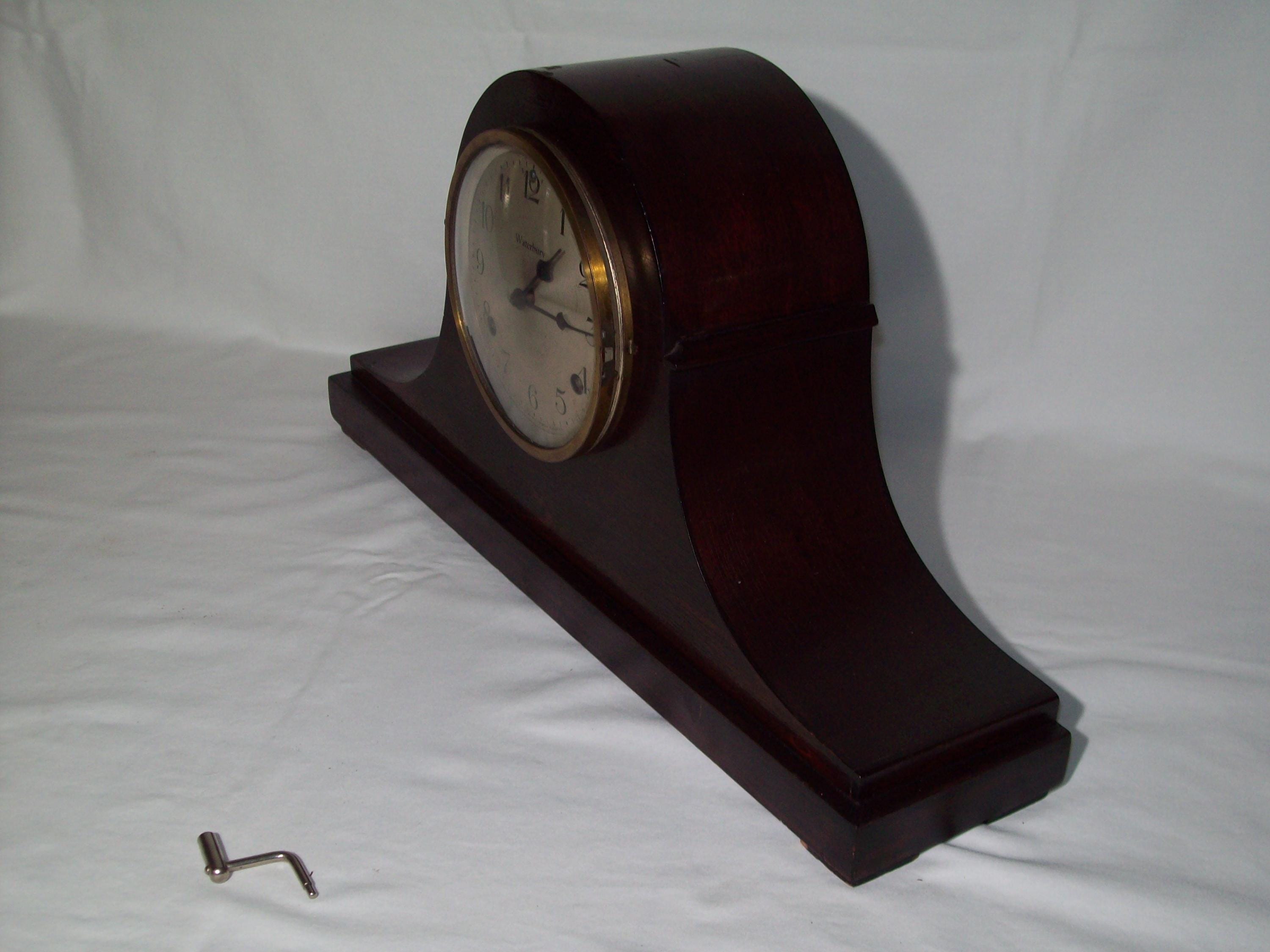 Antique Waterbury Humpback Key Wind Pendulum Movement Mantle/shelf ...