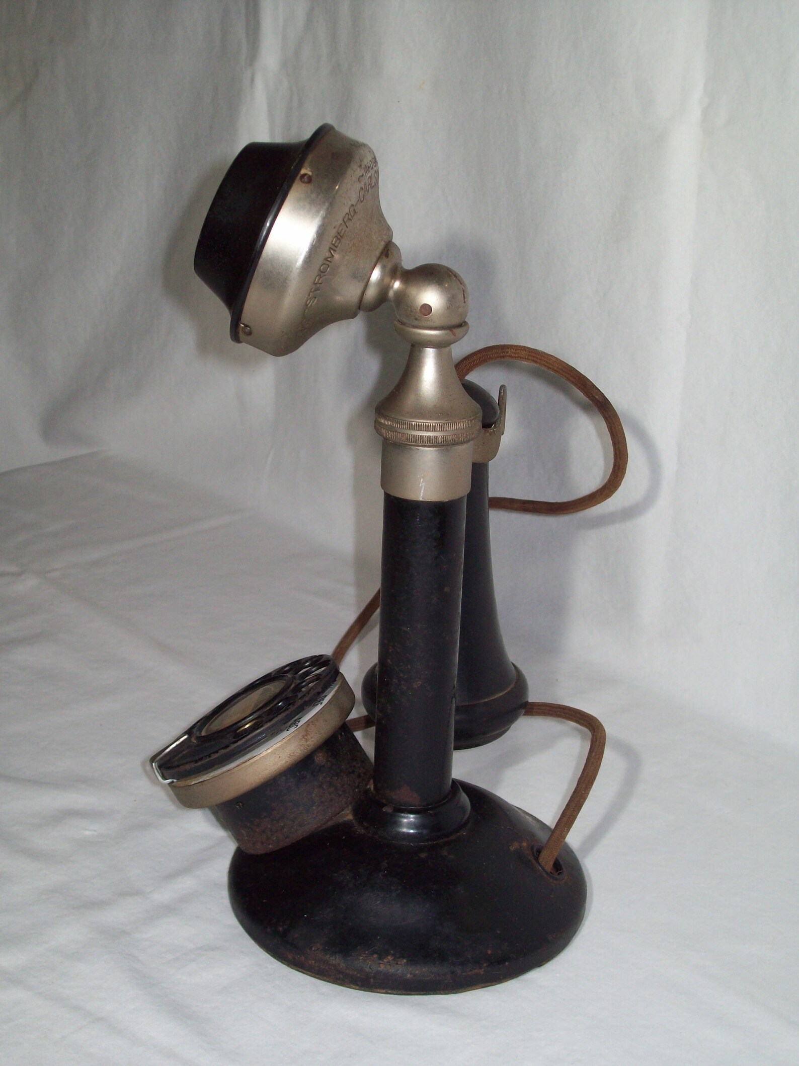 Early 1900's Stromberg Carlson Rory-dial Candlestick Telephone ~ Does ...