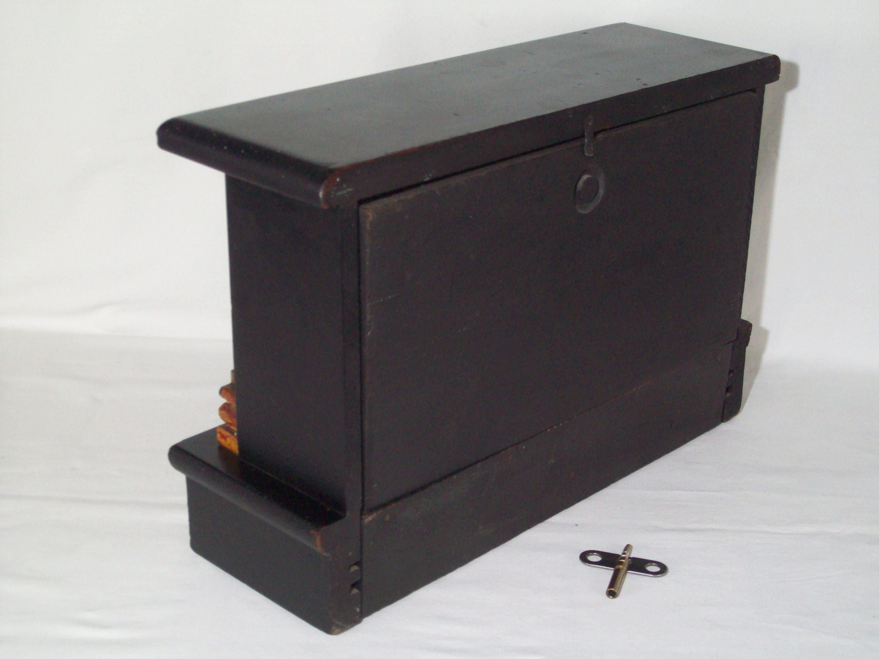 Antique Key Wind Pendulum Movement Mantle / Shelf Clock ~ Does Work ...