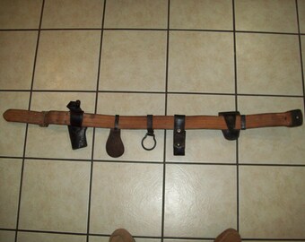 Leather Police Duty Belt - Etsy