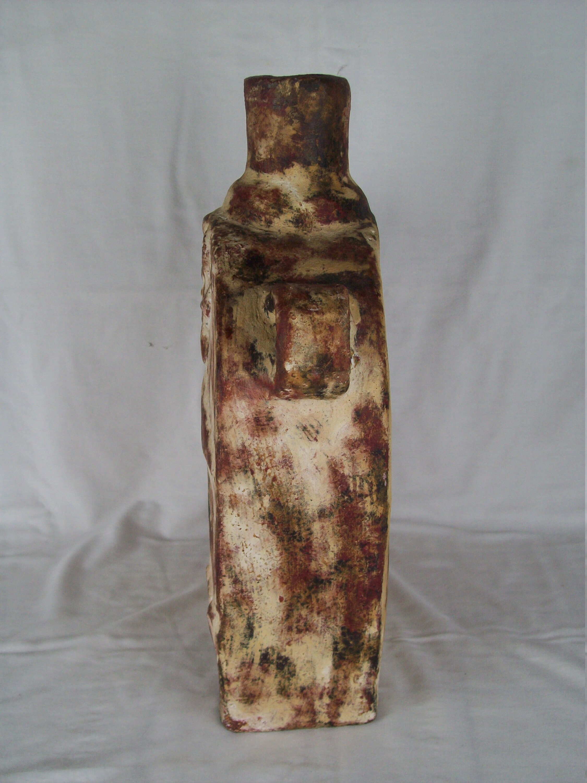 Rare Primitive Looking Aztec Mayan 2 Handle Jug Good | Etsy