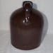 Primitive Stoneware Crock Finger Jug / Small Brown Stoneware Jug ...