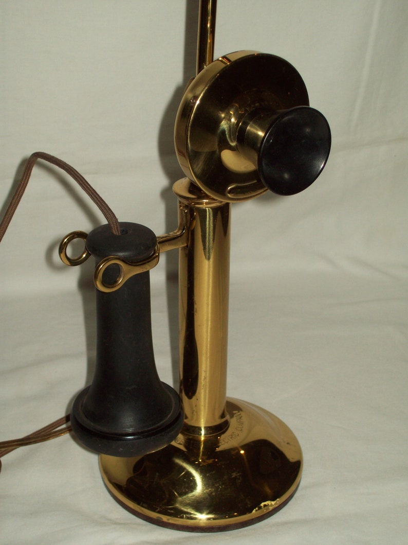 Early 1900's Western Electric Candle Stick Telephone Light ~ Antique ...