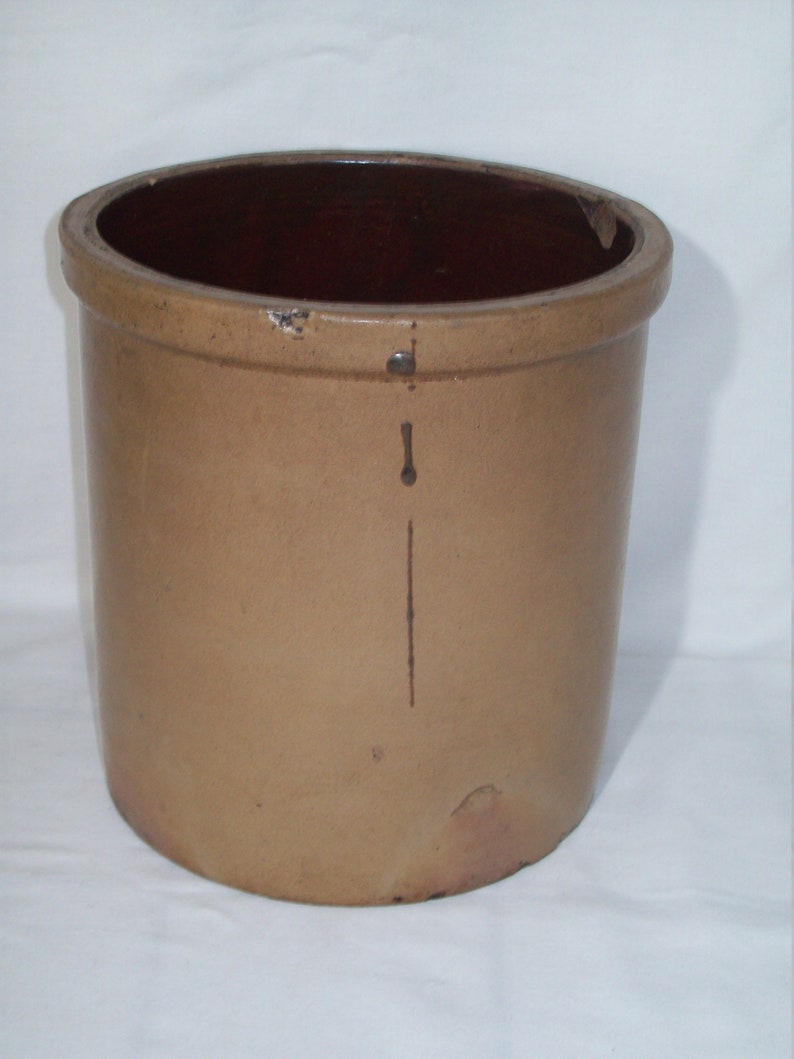 Primitive 1 Gallon Red Wing Crock Red Wing Stoneware Pottery - Etsy