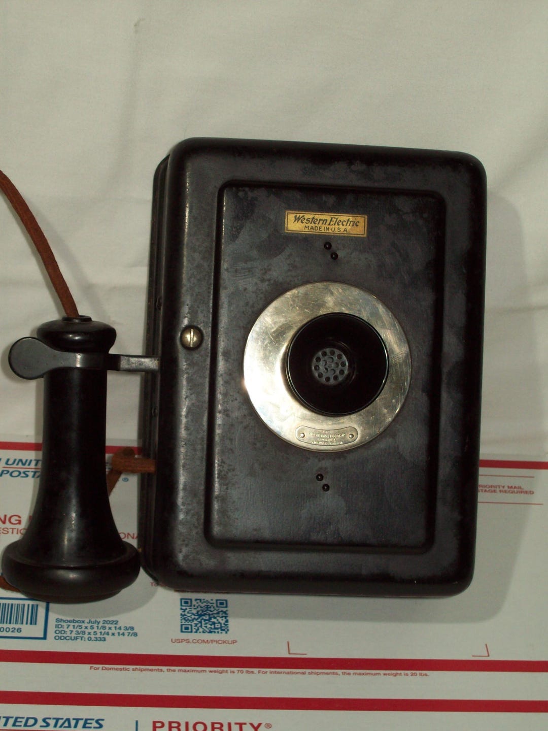 Early Western Electric 533N ~ 1920s Apartment Non-dial Metal Wall ...