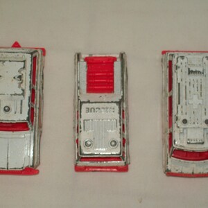 Vintage ~ Tootsietoy's ~ Lot of 3 Rescue Vehicles - Etsy