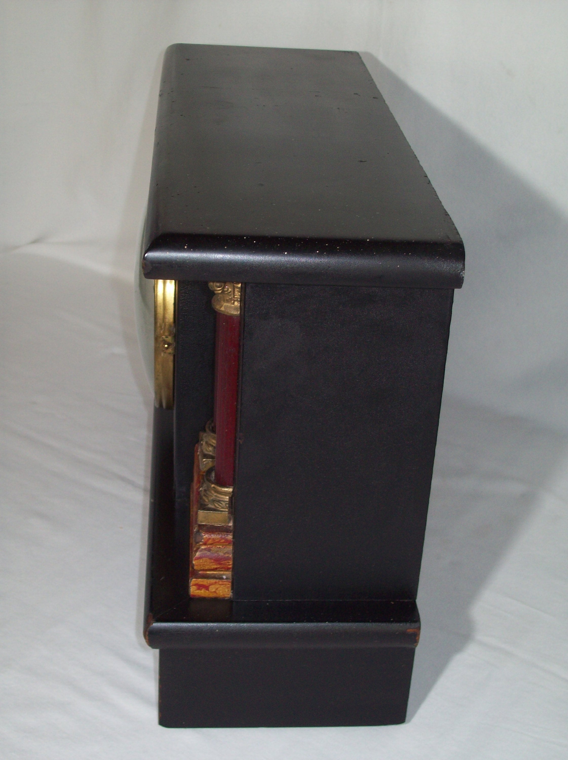 Antique Key Wind Pendulum Movement Mantle / Shelf Clock ~ Does Work ...