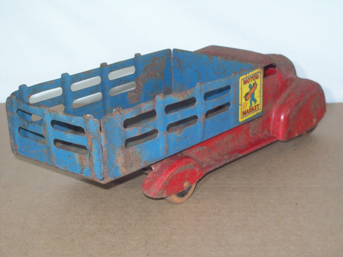 1930's MARX Motor Market Delivery Truck / Vintage Pressed - Etsy
