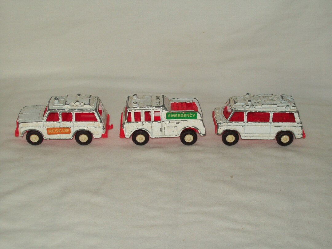 Vintage ~ Tootsietoy's ~ Lot of 3 Rescue Vehicles - Etsy