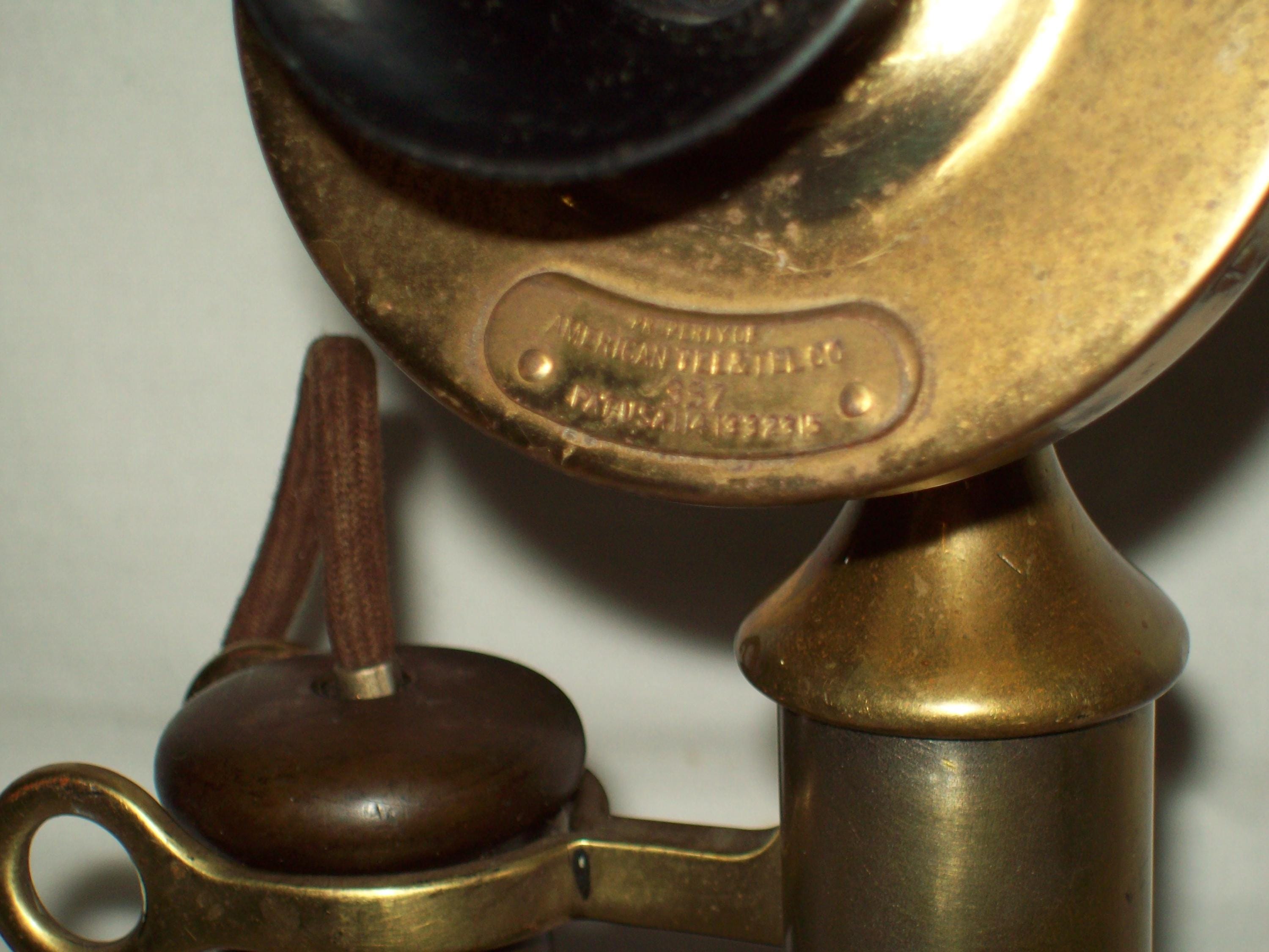 Early 1900's American Bell Antique Rotary-dial Candlestick Telephone ...