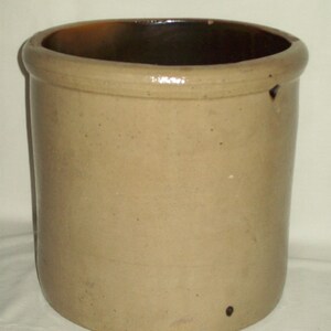 Early Red Wing Primitive #2 Stoneware Crock ~ "embossed Lettering ...