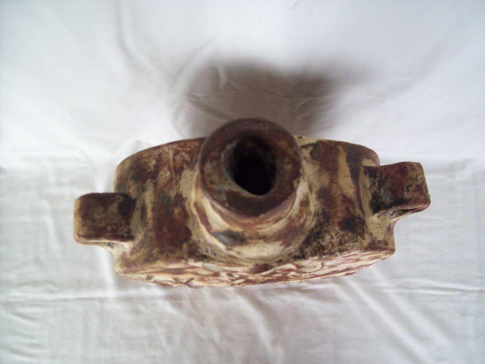 Rare Primitive Looking Aztec Mayan 2 Handle Jug Good - Etsy