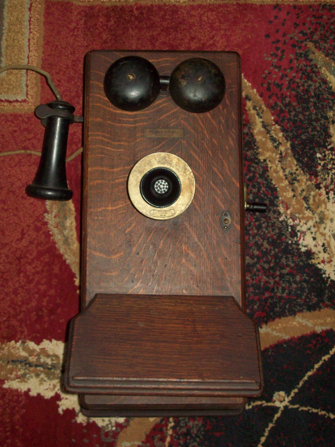 Early Western Electric Antique Telephone ~ Nice Hand Crank Wall Mount ...