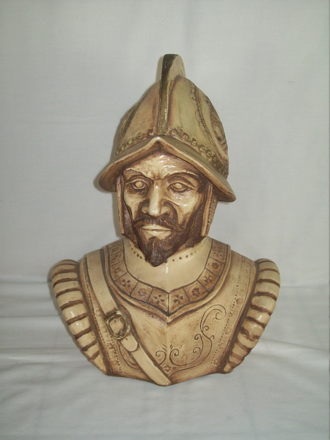 Conquistador Statue Bust ~ Juan Rodríguez Cabrillo San Diego ~ Very ...