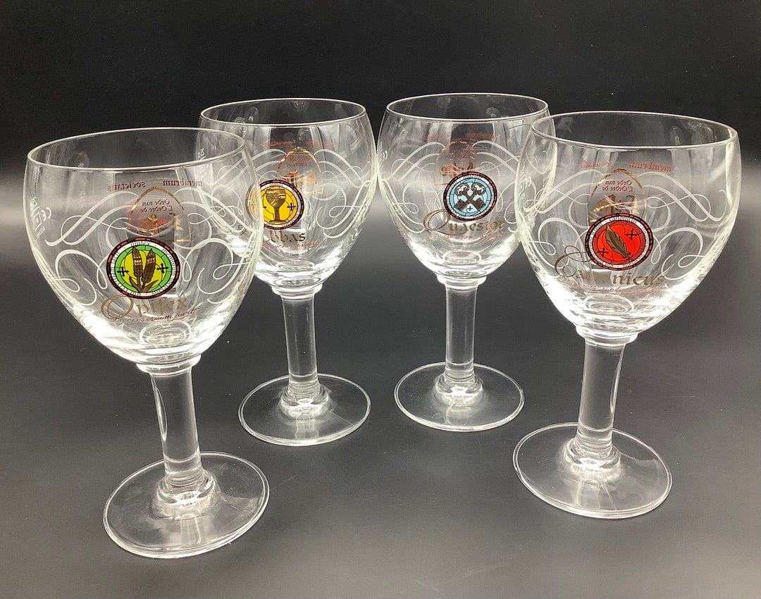 4 Limited Edition Glasses for the Famous Leffe Abbey Beer, Leffe ...