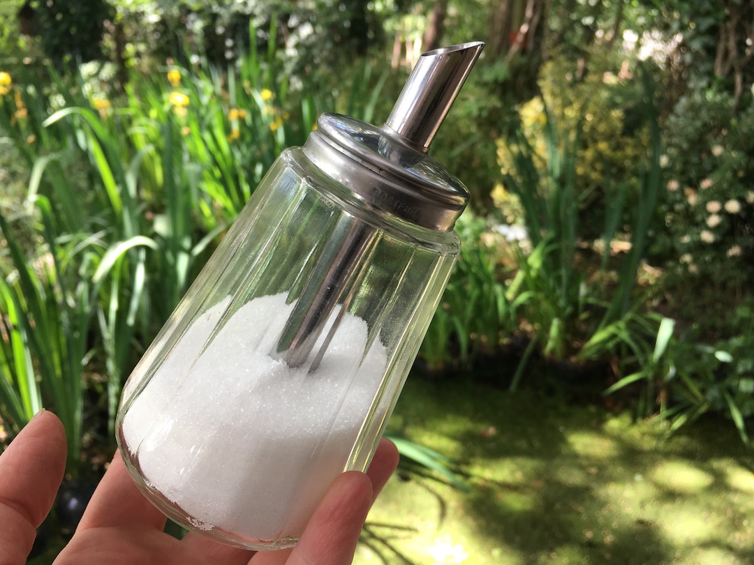 A Vintage Retro Sugar Dispenser / Shaker and Honey or Creamer Dispenser ...