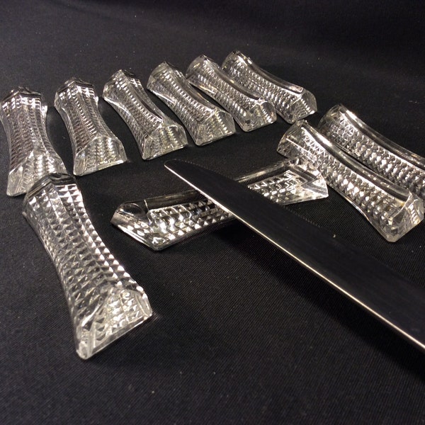 Glass Knife Rest Vintage - Etsy
