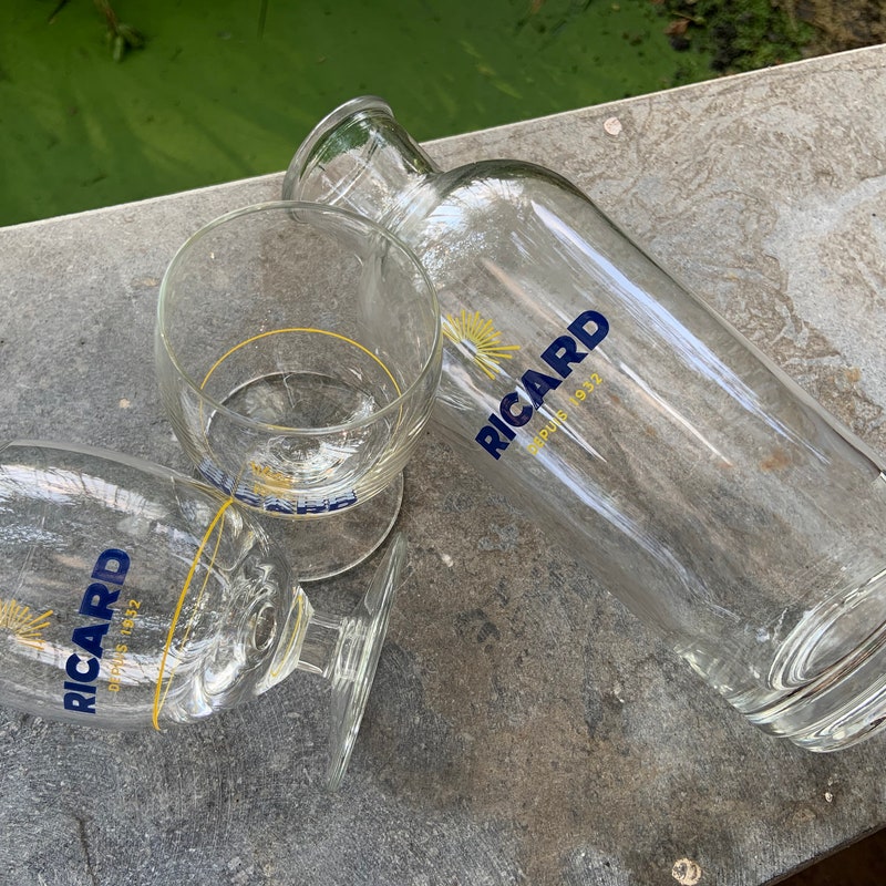 Ricard Jug and Glass Set - Etsy