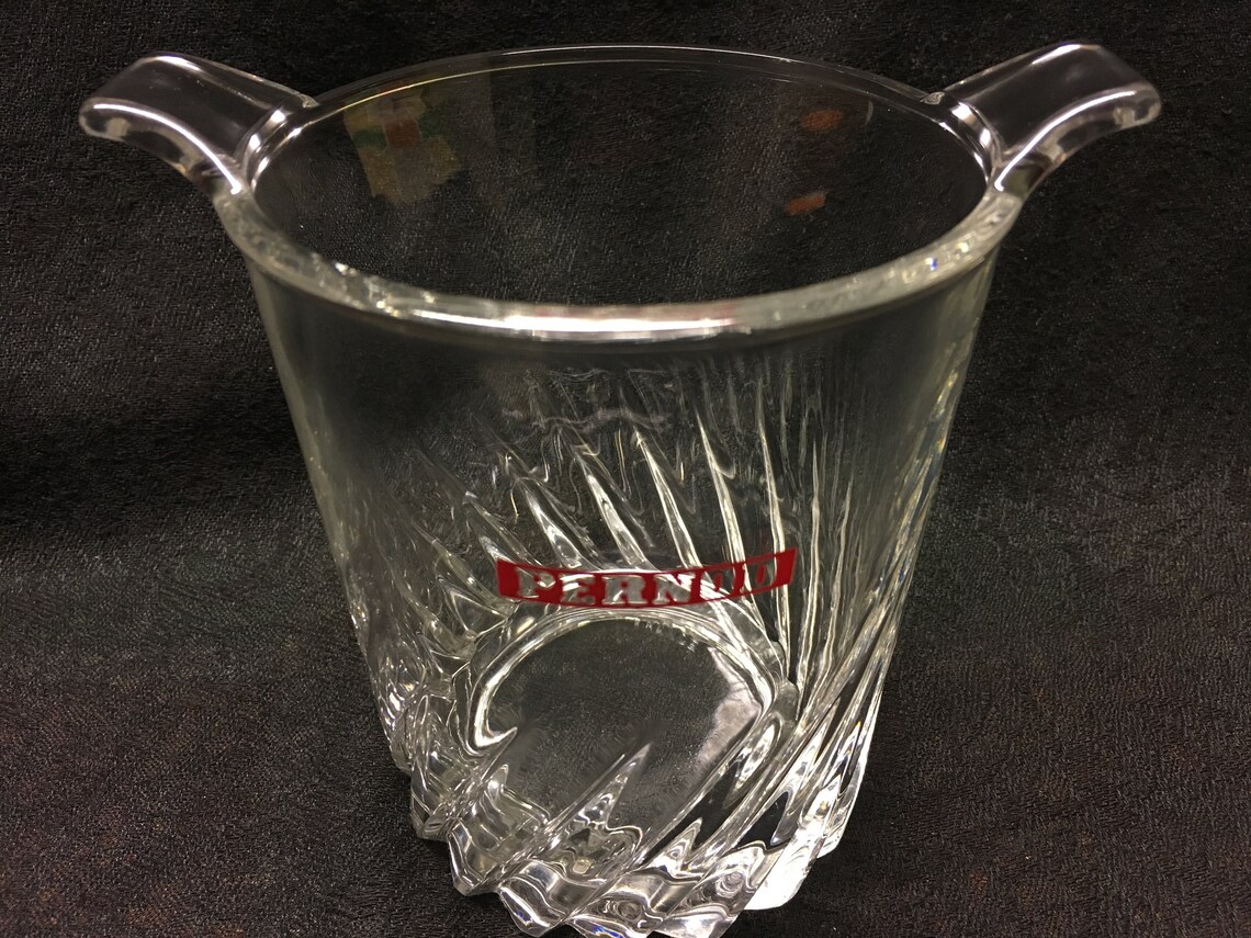 Vintage Pernod glass ice bucket spiritueux anisette Pernod | Etsy