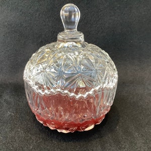 Vintage Round Glass Jar for Storing Candies or Jam, Marmelade, Honey ...