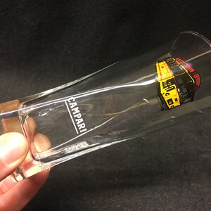 A Vintage Campari Longdrink Glass With Image of Campari Trolley Car and ...