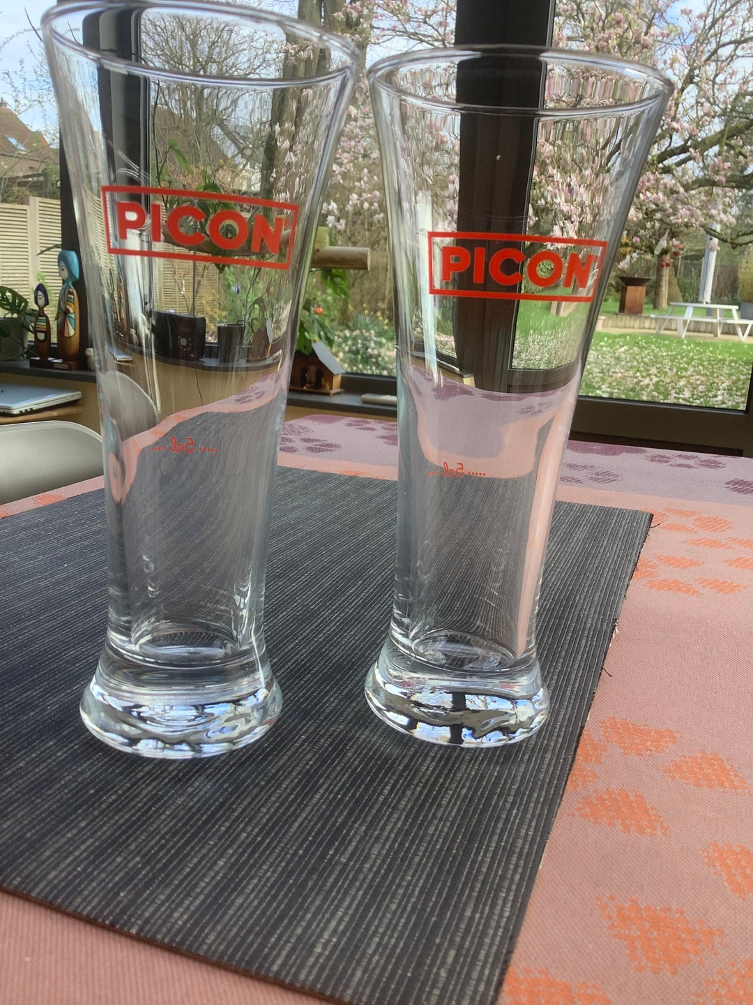 Vintage Picon Beer Glass, Picon Logo, Picon Advertising , Retro Bistro ...