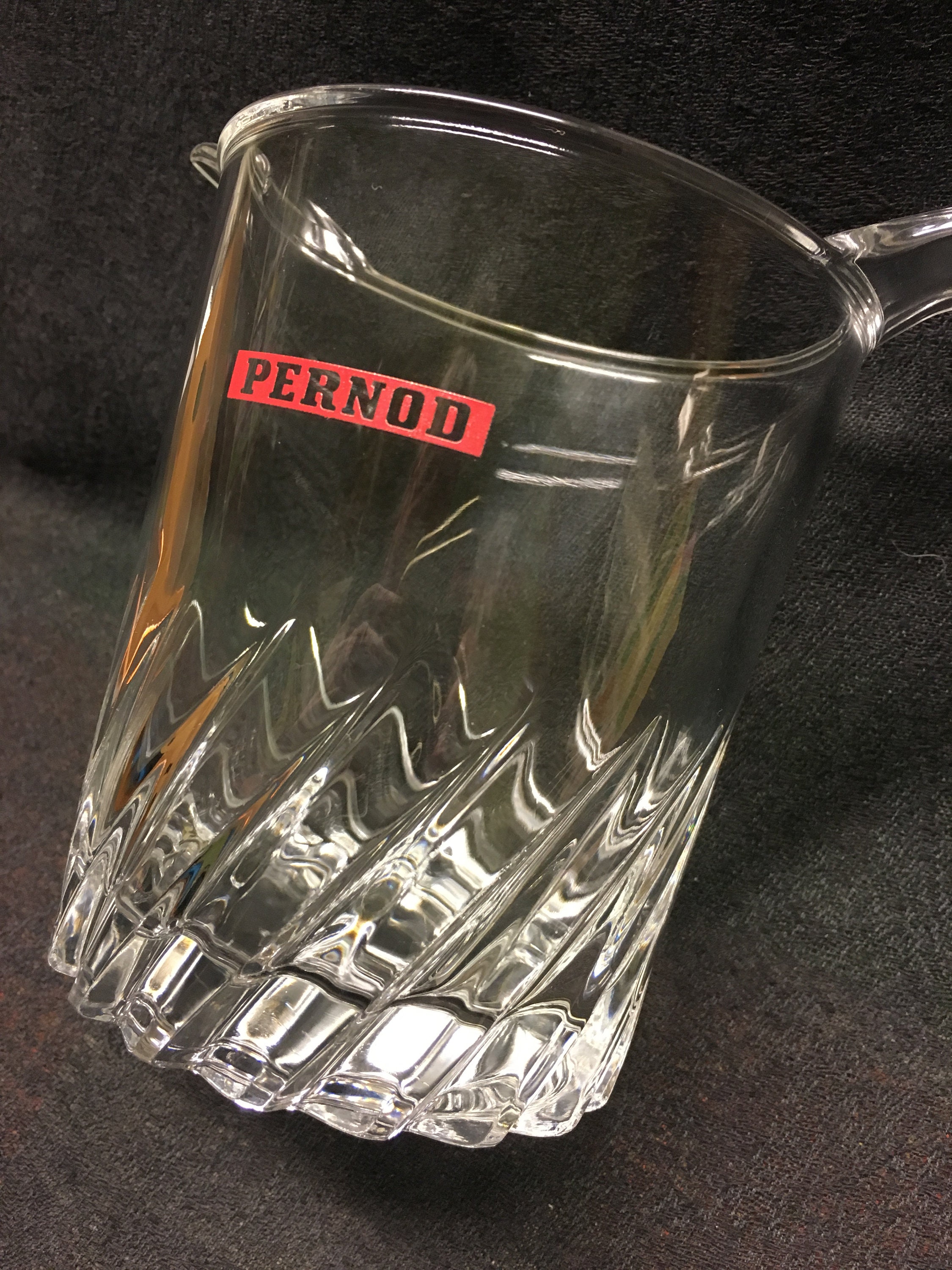 Vintage Pernod Glass Ice Bucket, Aperitif Barware - Etsy UK