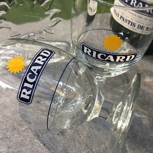 Ricard Vintage French Ricard Water Carafe With 2 Ricard Glasses for ...