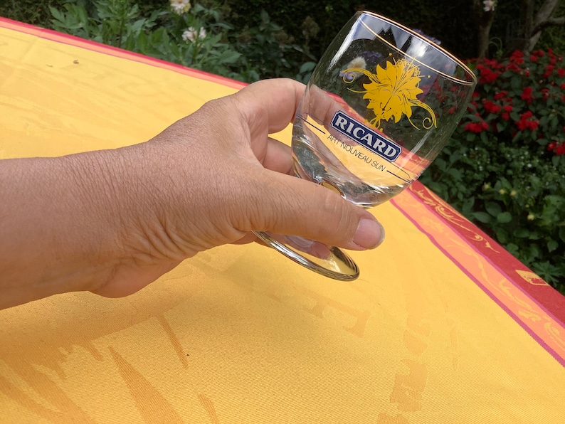 A Retro French Ricard Pastis Glass for Pastis Ricard Special - Etsy