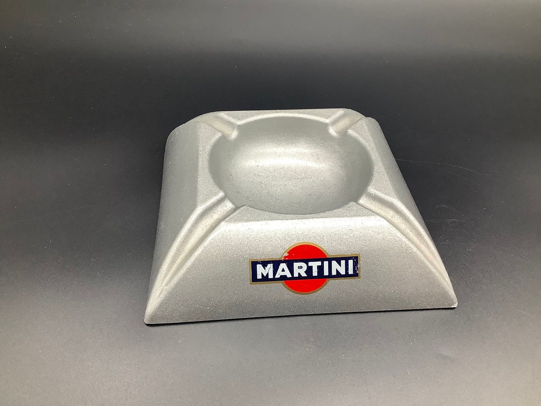 Rare Vintage Square Aluminum Martini Ashtray With Martini - Etsy
