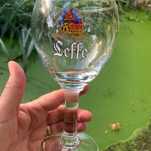 2 Glasses for the Famous Leffe Abbey Beer, Leffe Belgian Beer Glass ...