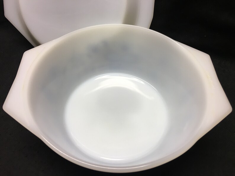 Vintage Arcopal French Casserole Dish Blue Flower Design With - Etsy