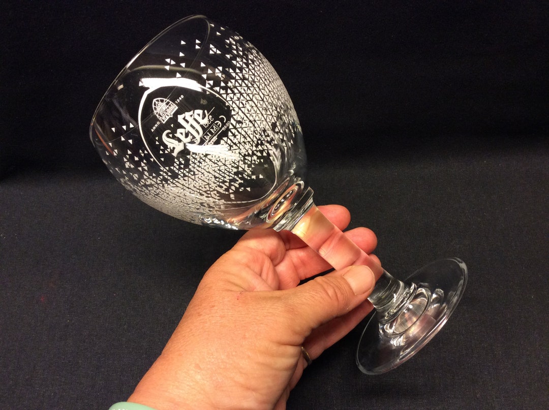 A Special for the Famous Leffe Abbey Beer, Leffe Belgian Beer Glass ...