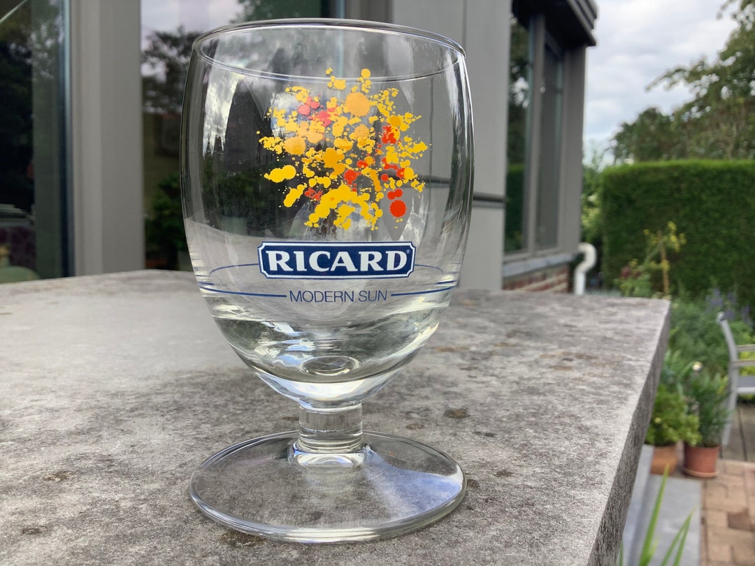 A Retro French Ricard Pastis Glass for Pastis Ricard Special - Etsy