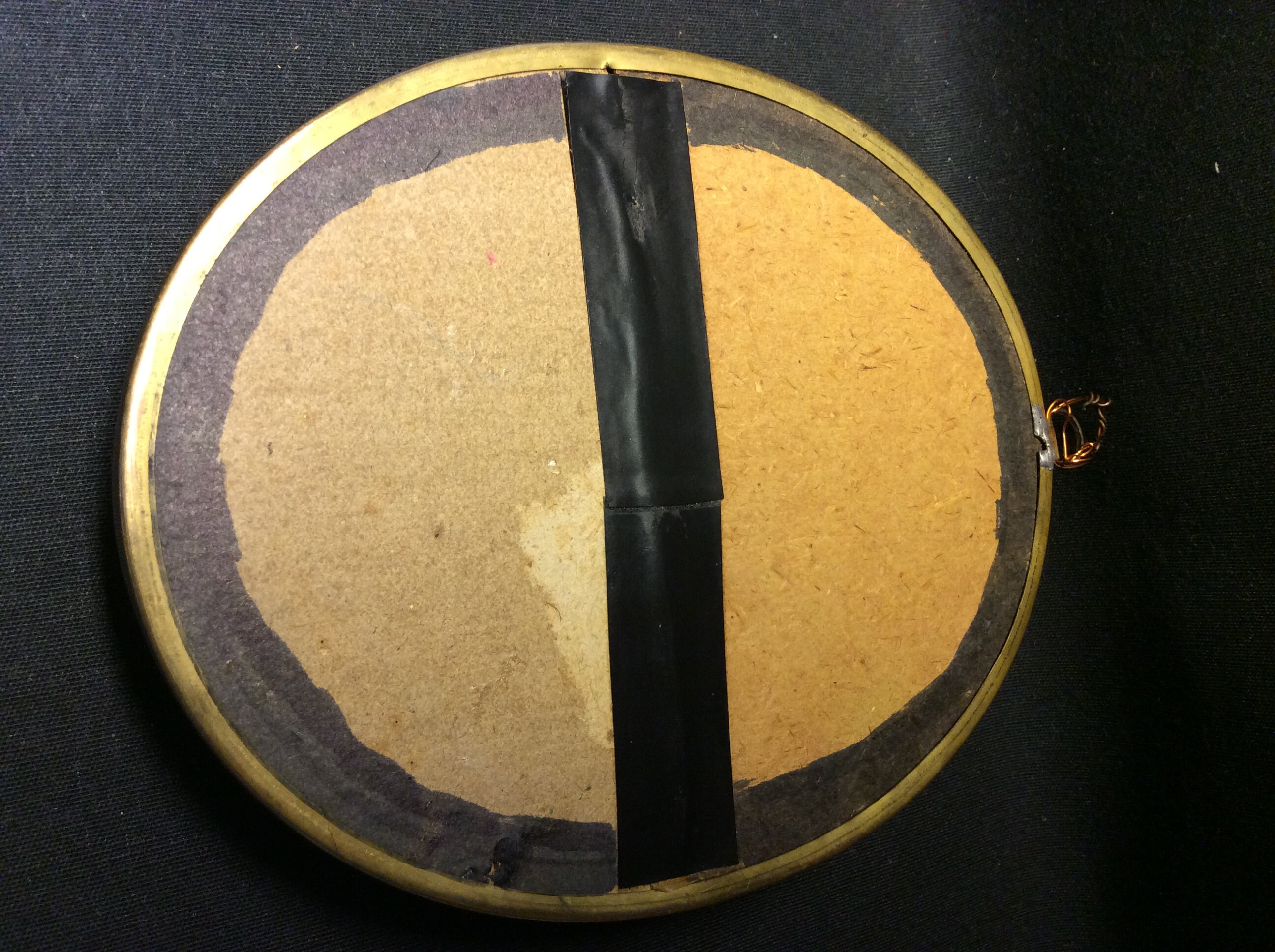 An Antique 19th Century French Diorama, in Doomed Glass Oval Framed ...