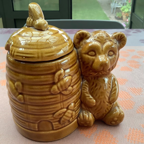 Vintage Honey Pot - Etsy