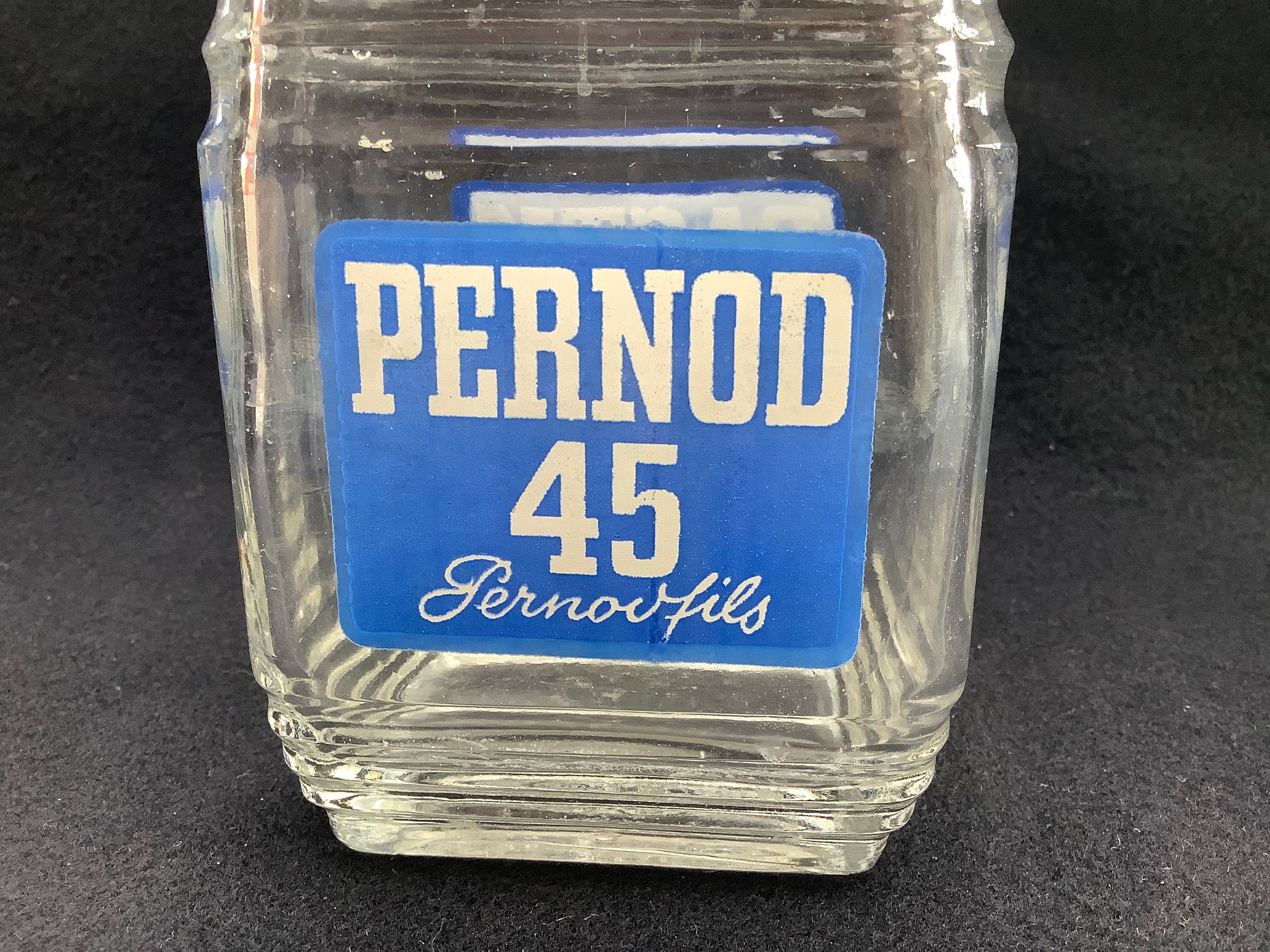 French PERNOD 1950s Glass PITCHER CARAFE ~ Iconic Pastis 51 Aperitif ...