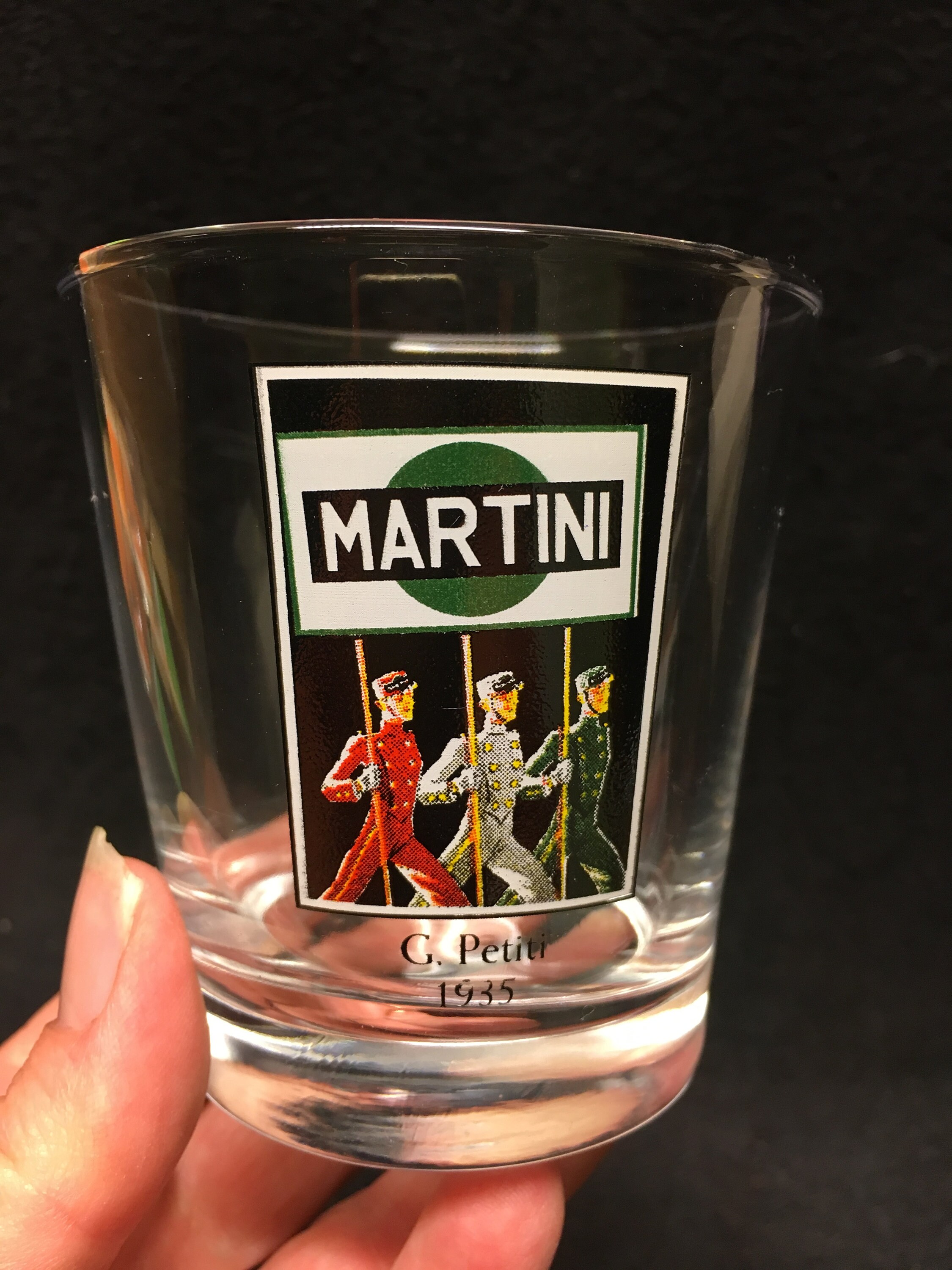 Vintage Martini vermouth glass vintage MARTINI glass | Etsy