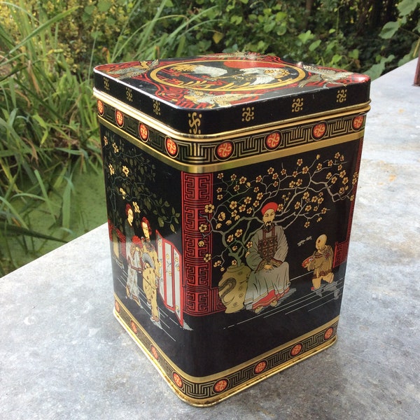 Chinese Tea Tin Box - Etsy